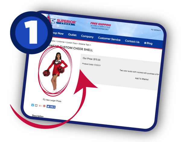 6 Steps to Easy Ordering | Superior Cheer