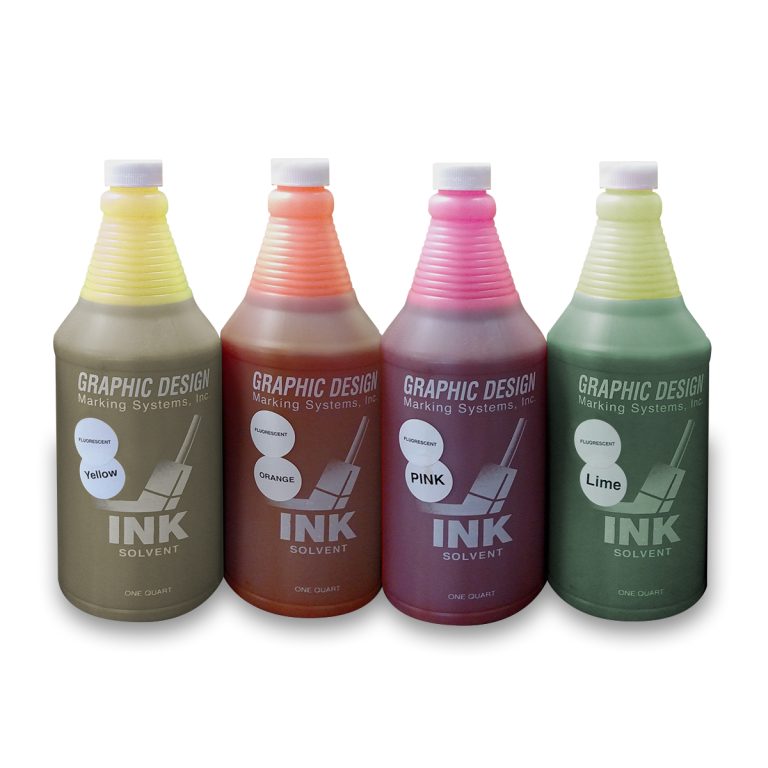 Graphic Design Marking System Solvent-Based Fluorescent 4-Color Kit | Superior Cheer