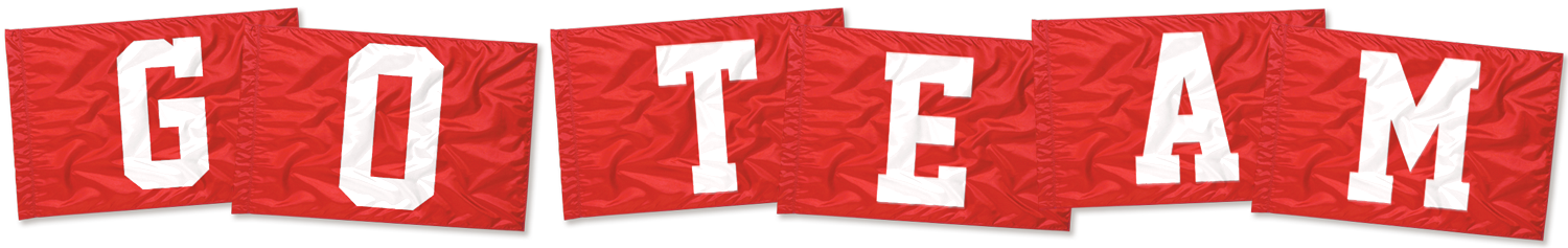 Design Your Own Spirit Flags | Cheerleading Poms, Cheerleading Shoes ...