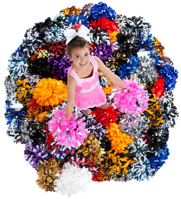 Learn More About Stock and Custom Poms | Cheerleading Poms ...