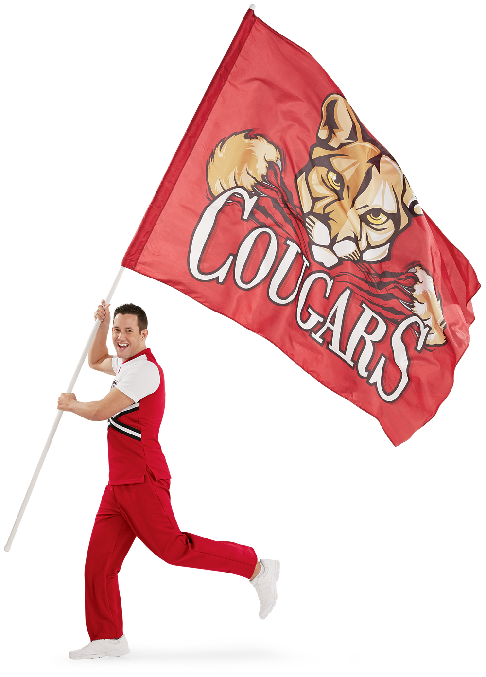 Design Your Own Spirit Flags | Cheerleading Poms, Cheerleading Shoes ...